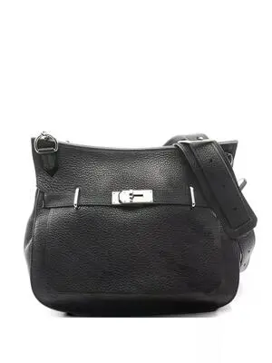 Hermès 2008 34 Gypsiere Leather Shoulder Bag - Black