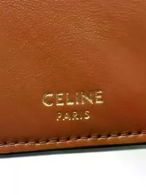 Celine 2000s Patterned-canvas Trifold Wallet