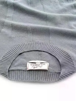 Hermès Crew Neck Wool Knit Top