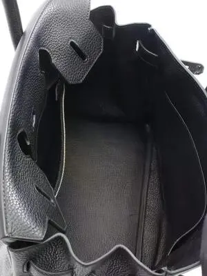 Hermès 2015 30 Birkin Togo Tote Bag - Black