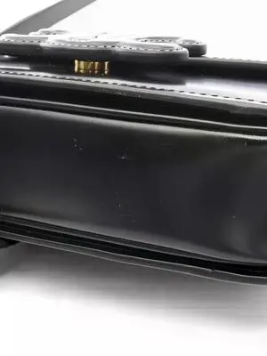 Celine 2010s Triomphe Leather Shoulder Bag