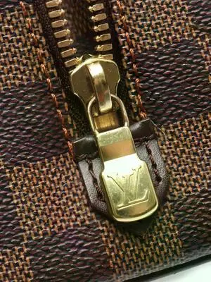 LOUIS VUITTON 2002 Check Top Handle Handbag