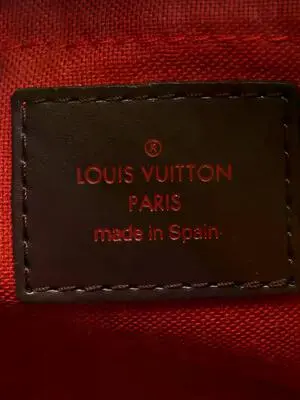 LOUIS VUITTON 2002 Check Top Handle Handbag