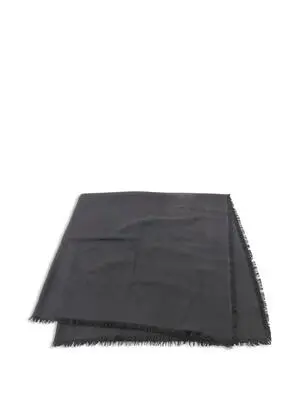 LOUIS VUITTON 2000s Monogram Shawl - Black