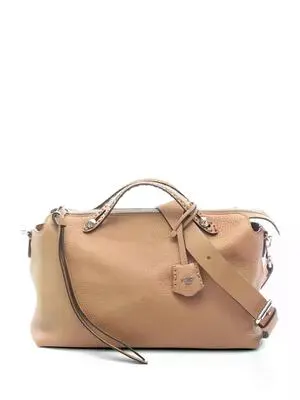 Fendi 2010s Large Selleria Leather Tote Bag - Neutrals
