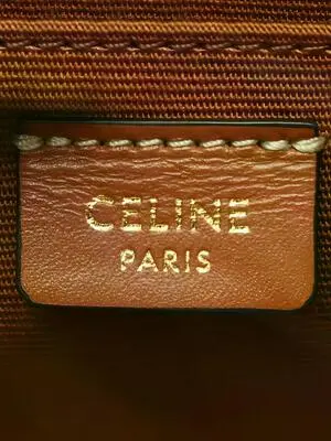 Celine 2010s Mini Cuill Triomphe Camera Bag - Brown
