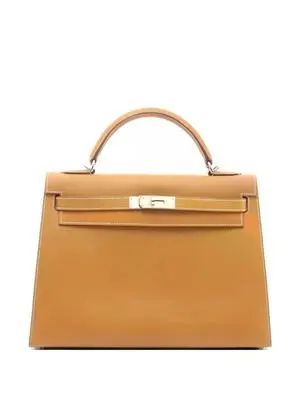 Hermès 2005 32 Kelly Leather Handbag - Brown