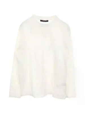 LOUIS VUITTON 2010s Embossed Logo T-shirt - Neutrals
