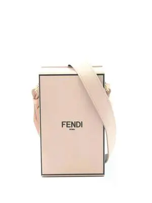 Fendi 2010s Vertical Box Mini Crossbody Bag