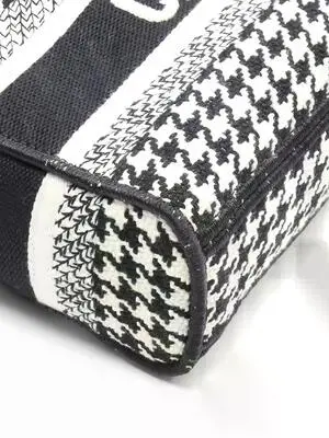 Dior Houndstooth Handle Handbag