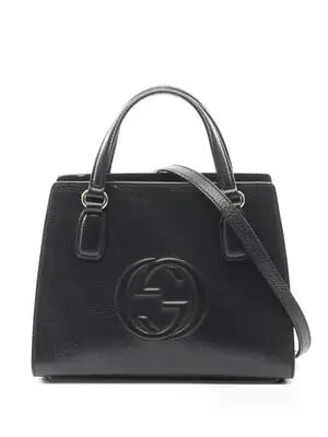 Gucci Soho Interlocking G Leather Tote Bag