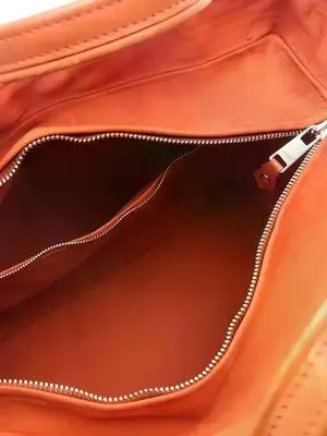 Hermès Acapulco Pm Potiron Chevron Tote - Orange