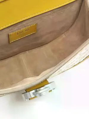 Dior 10s Mini Gallop Oblique Shoulder Bag - Yellow