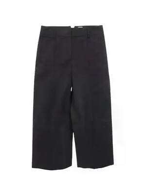 Hermès 2010s Cotton Wide Trousers