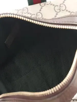 Gucci 1920s Mini Ophidia Gg Supreme Handbag - Neutrals