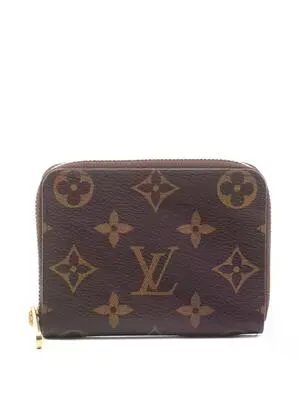 LOUIS VUITTON 2021s Monogram-print Wallet - Brown