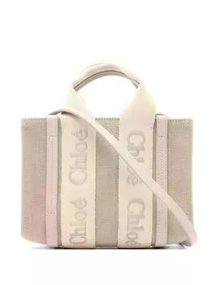 Chloé 10s Logo-detail Tote Bag - Neutrals