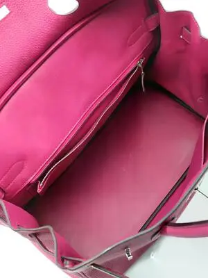 Hermès 2019 Grained Leather Handbag