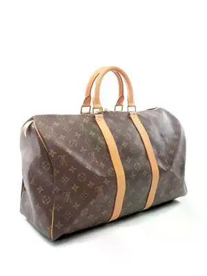 LOUIS VUITTON 2000s Boston Monogram Leather Bag
