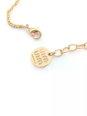 Miu Miu 20s Logo Enamel Bracelet