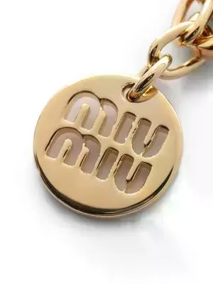 Miu Miu 20s Logo Enamel Bracelet