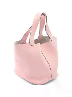 Hermès 2015 Leather Lock Handbag - Pink