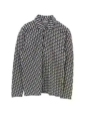 Dior Oblique Long-sleeve Shirt - Black