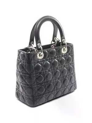 Dior 2010's Quilted Leather Tote Bag
