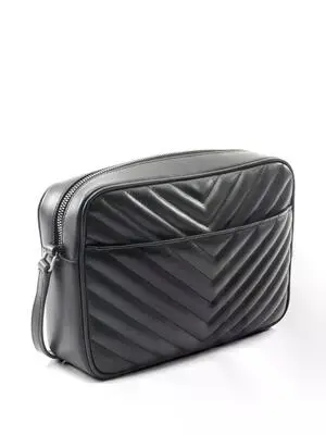 Saint Laurent Lou Chevron Leather Camera Bag