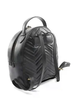 Gucci Gg Marmont Chevron-pattern Backpack