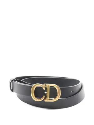 DIOR 10s Logo-buckle Leather Belt