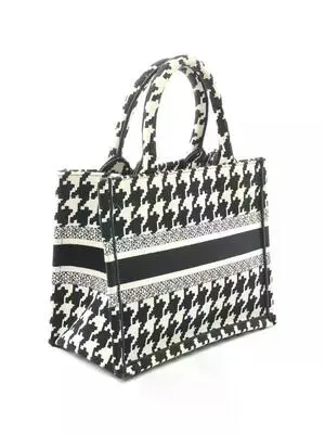 Dior Small Houndstooth Book Tote Bag
