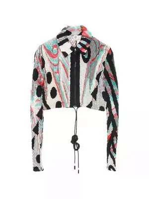 Hermès Twill Zip-up Jacket - Black