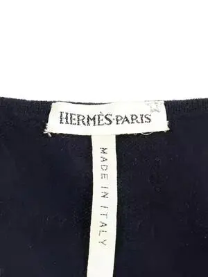 Hermès 2000s Colour-block Knitted Cardigan