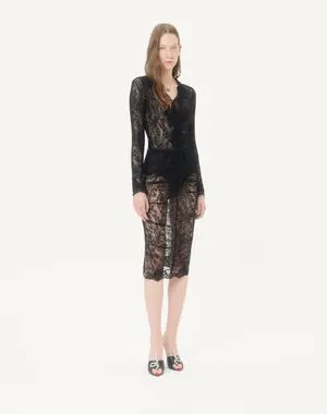 Valentino Garavani Stretch Lace Cardigan - Black