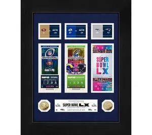 HIGHLAND MINT Seahawks Sb Lx Deluxe Road To Cha Mps Frame - One-color