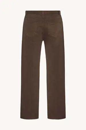 THE ROW Siouxie Jean In Cotton - Brown Grey