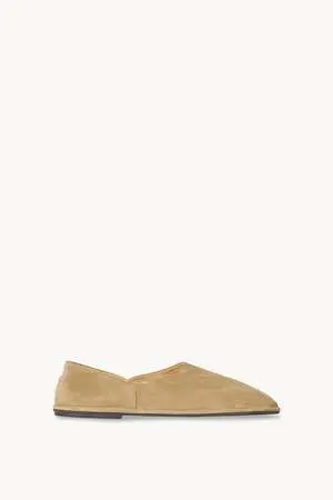THE ROW Canal Slip On Shoe - Mud Brown