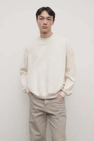 THE ROW Pacey Cotton Sweatshirt