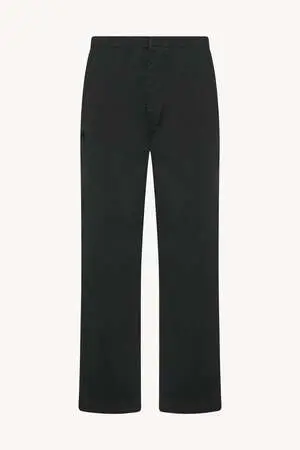 THE ROW Time Pant In Cotton - Black