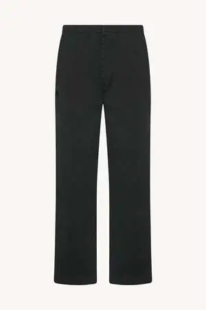 THE ROW Time Pant In Cotton - Black