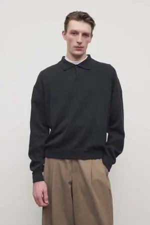 THE ROW Kirin Polo - Faded Black