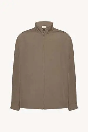 THE ROW Trenton Cotton Jacket - Leaf Green