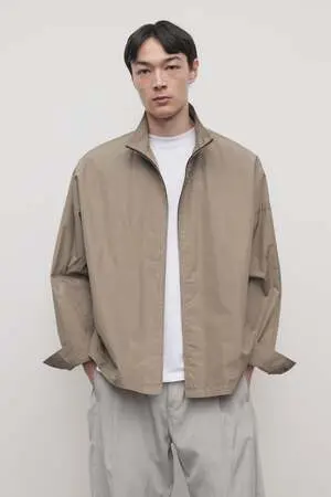 THE ROW Trenton Cotton Jacket - Leaf Green