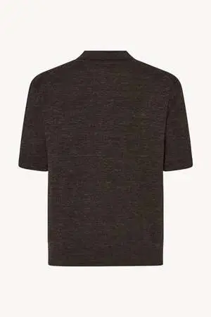 THE ROW Borges Top - Chocolate
