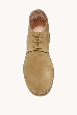 THE ROW Nicola Lace-up Boots - Mud Brown
