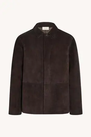 THE ROW Ulrich Jacket - Chestnut Brown