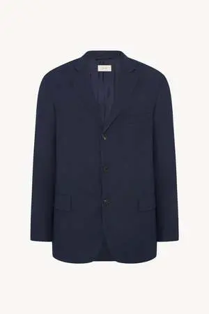 THE ROW Poe Jacket - Navy