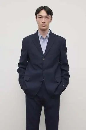 THE ROW Poe Jacket In Virgin Wool
