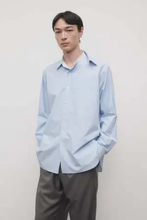 THE ROW Melchior Shirt - Ice Blue
